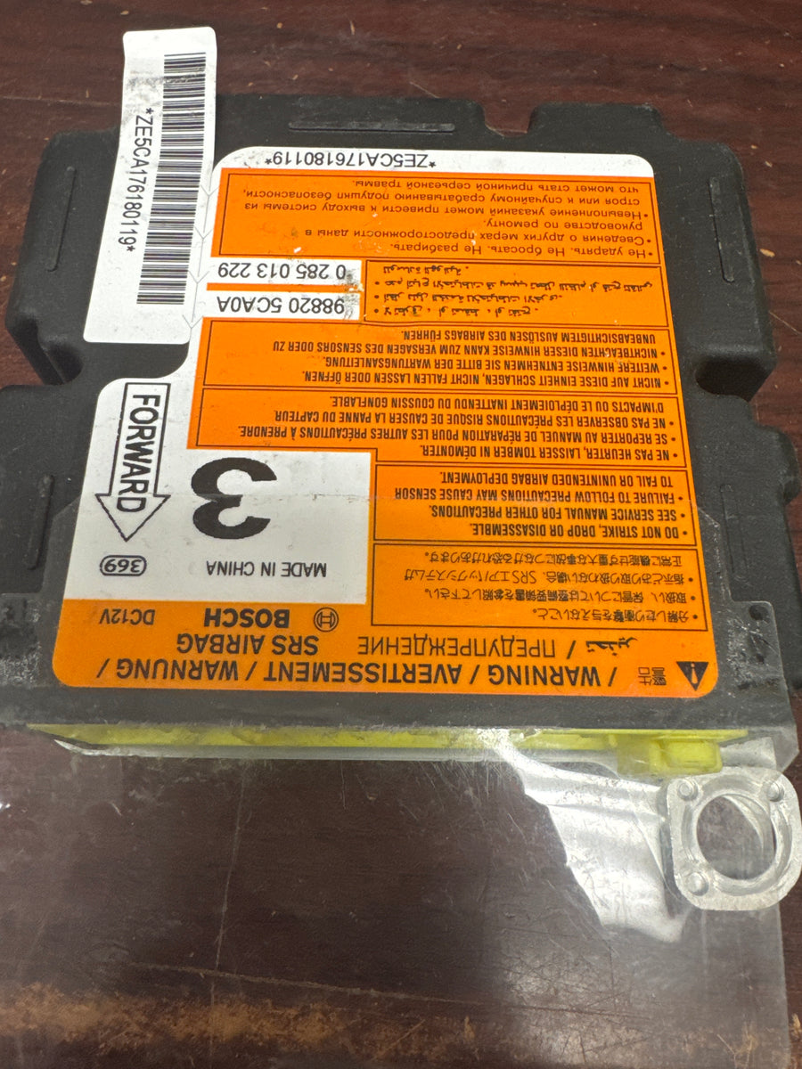 INFINITI Q60 AIRBAG CONTROL MODULE PN: 98820 5CA0A (P) – Airbag Master Tech