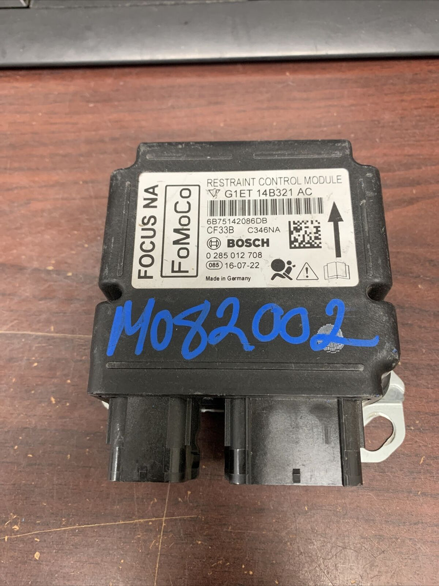 FORD FOCUS AIRBAG CONTROL MODULE PN: G1ET 14B321 AC (P) – Airbag Master ...