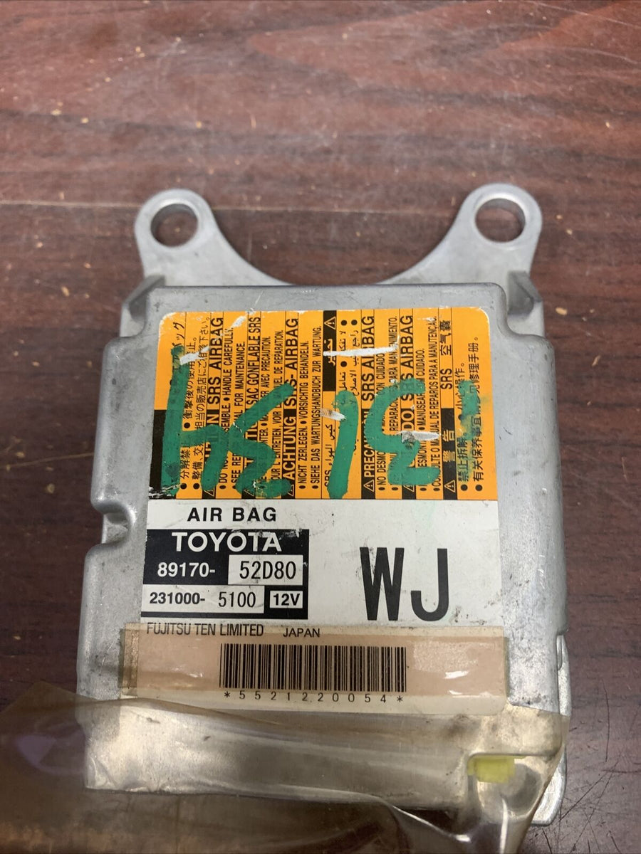 TOYOTA YARIS AIRBAG CONTROL MODULE P/N 89170-52D80 (P) – Airbag Master Tech