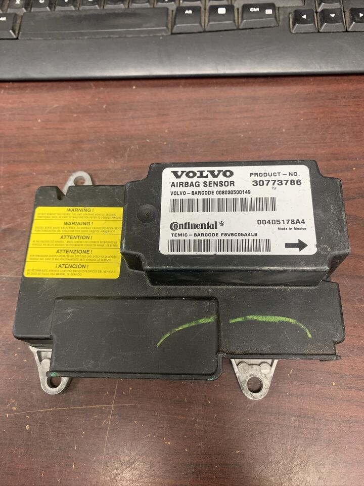 VOLVO V50 AIRBAG CONTROL MODULE P/N 30773786 (P) – Airbag Master Tech