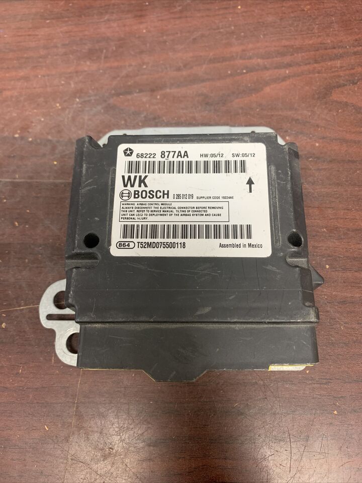 JEEP GRAND CHEROKEE AIRBAG CONTROL MODULE PN: 68222877AA (P) – Airbag ...